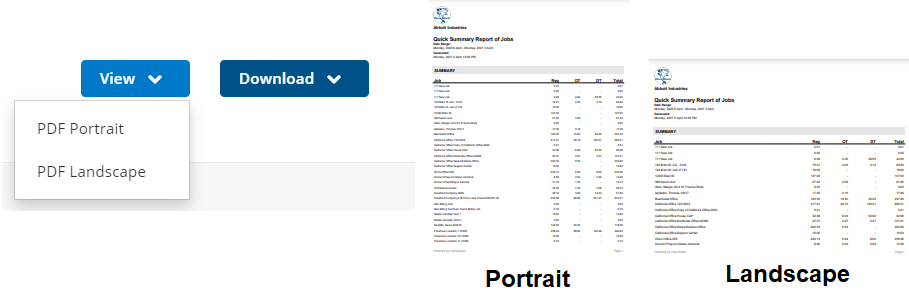 Viewing and Exporting Reports
